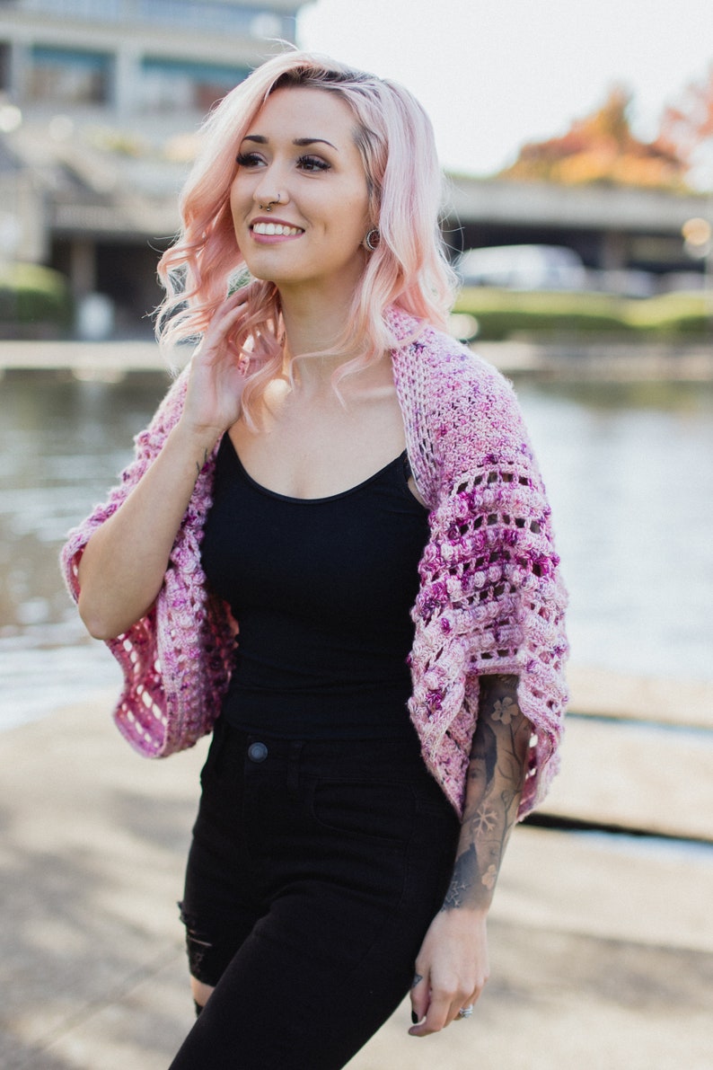 Morgan Shrug Crochet Pattern // the Hook Nook // Easy // - Etsy