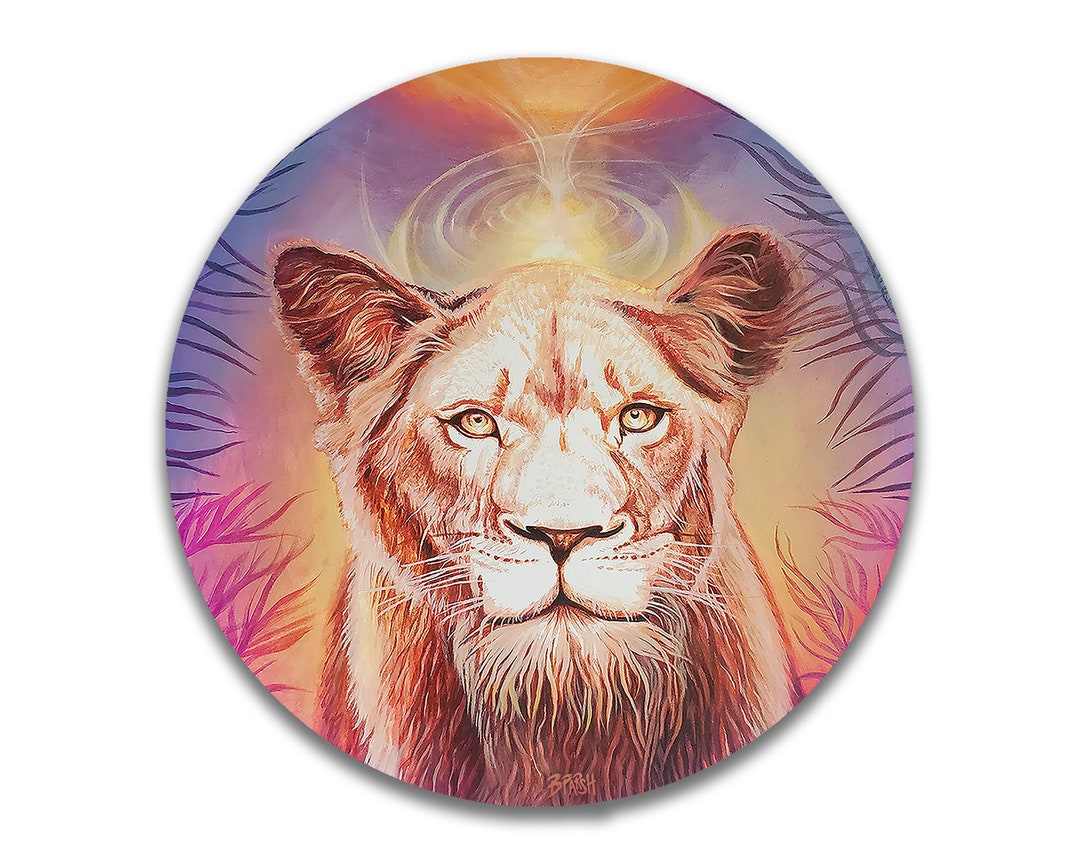 Sticker ⊹ "sol Lioness" (3x3 Inches) - Etsy
