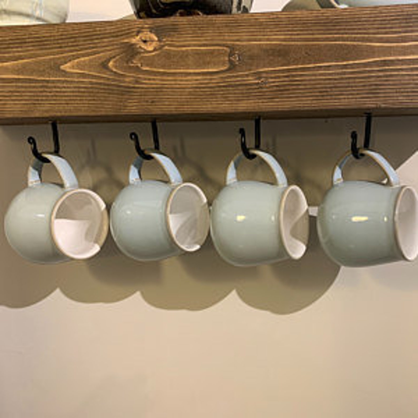 Stocking Hook, 1/4 X 2 3/4 X 1, Wrought Iron Hook, Handmade Hook ...