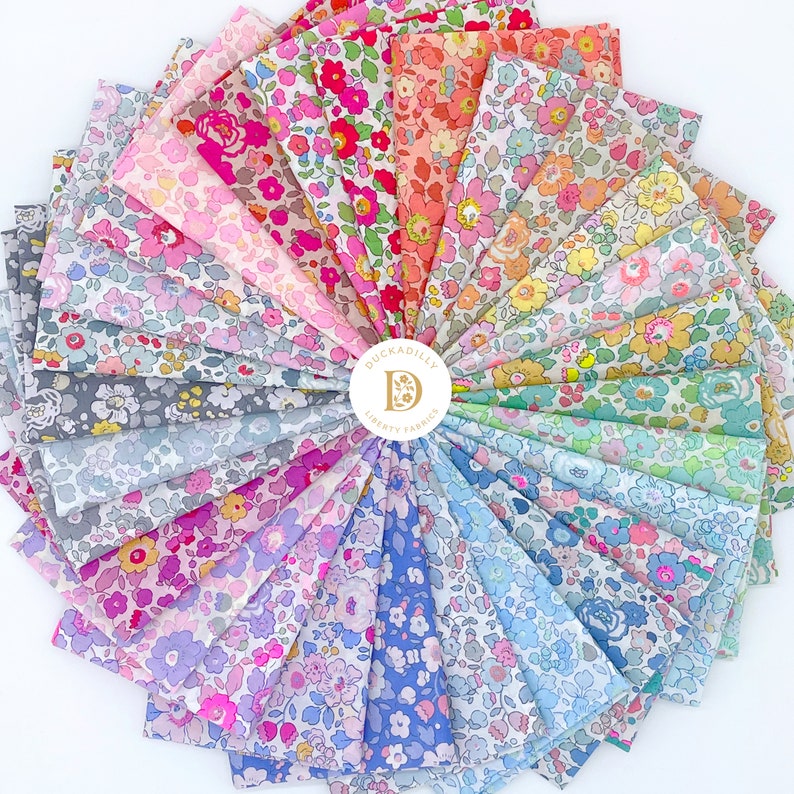 Liberty Fabric Betsy Bundle – Fat 8ths - Etsy