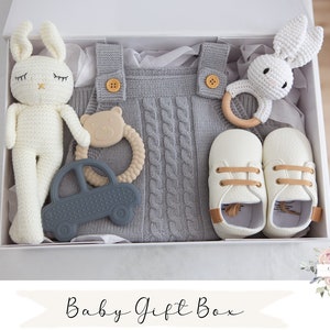 Baby Gift Box, Baby Shower Gift Box, Baby Gift Box Set, Baby Present ...