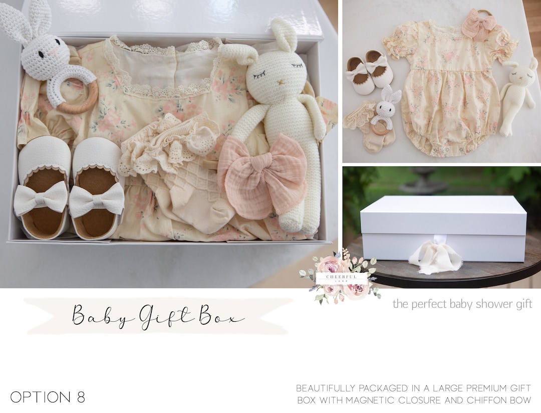 Baby Girl Gift, Baby Gift Box, Baby Shower Gift Box, Baby Gift Box Set ...