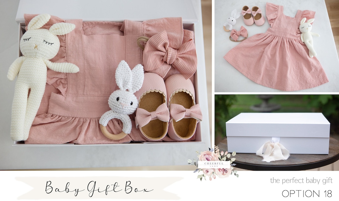 Baby Girl Gift Box, Unique Baby Gift, Baby Shower Gift Girl, Baby Girl ...