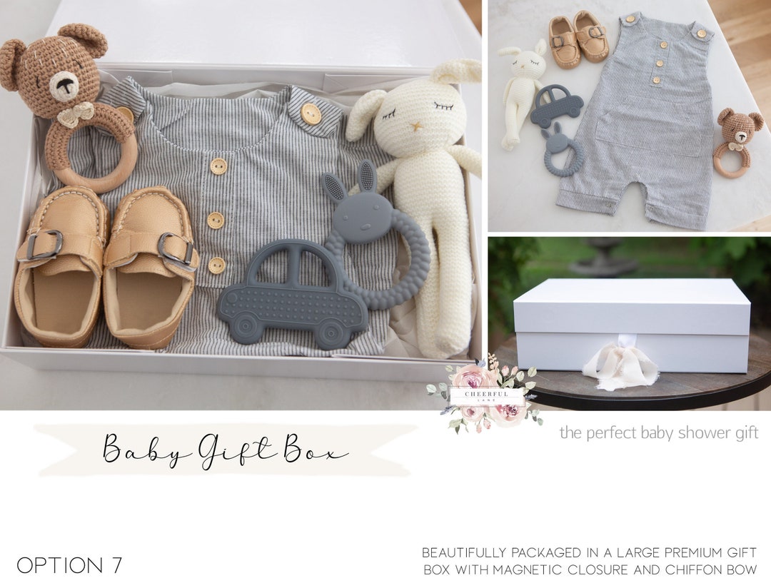 Baby Boy Gift Box, Baby Gift Box, Baby Shower Gift Box, Baby Gift Box ...