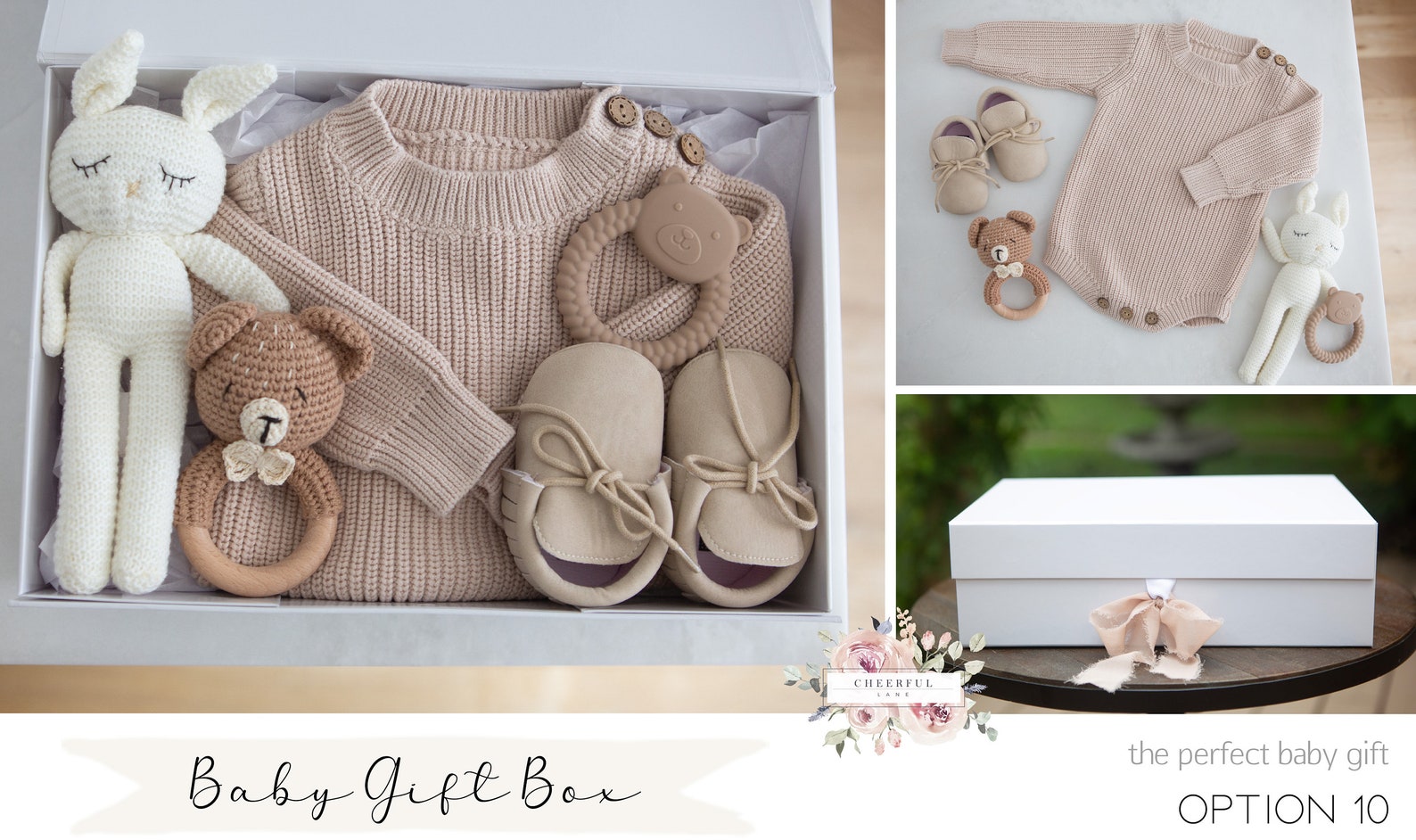 Baby Gift Box, Baby Shower Gift Box, Baby Gift Box Set, Baby Present ...