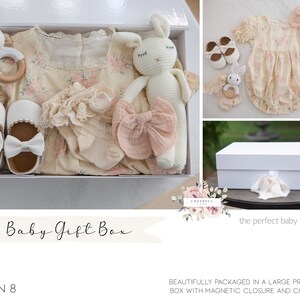 Baby Gift Box, Baby Shower Gift Box, Baby Gift Box Set, Baby Present ...
