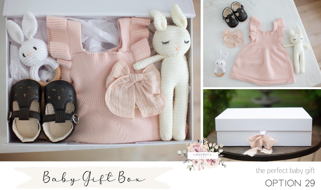 Baby Girl Gift, Baby Gift Box, Baby Shower Gift Box, Baby Gift Box Set ...