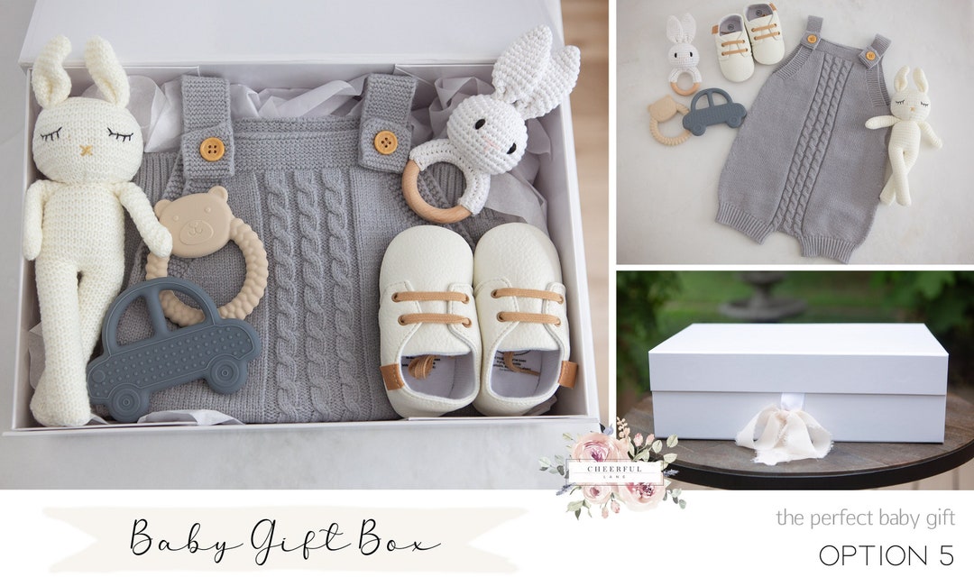 Baby Gift Box, Baby Shower Gift Box, Baby Gift Box Set, Baby Present ...