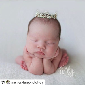 Newborn Crown Photo Prop Baby Girl Crown Tiara Baby Shower Gift ...