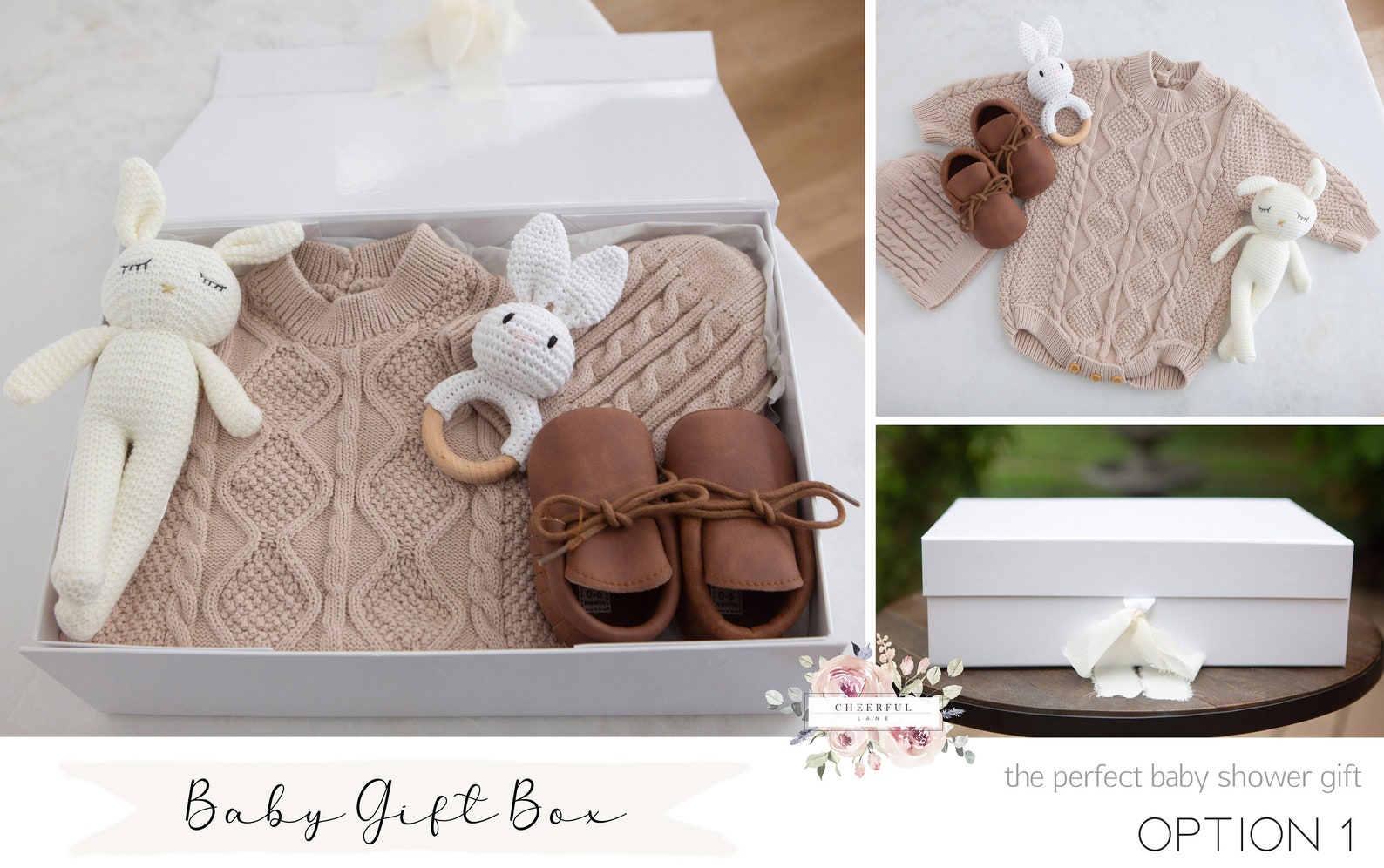 Baby Gift Box, Baby Shower Gift Box, Baby Gift Box Set, Baby Present ...