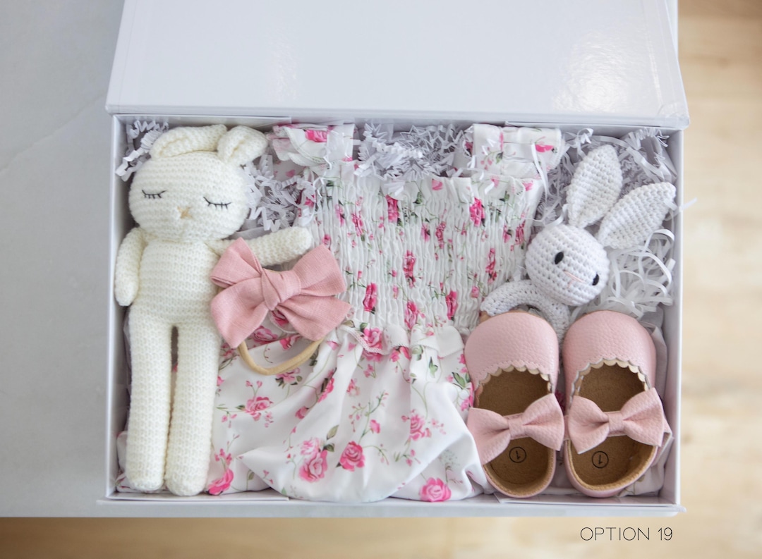 Baby Gift Box, Baby Shower Gift Box, Baby Gift Box Set, Baby Present ...