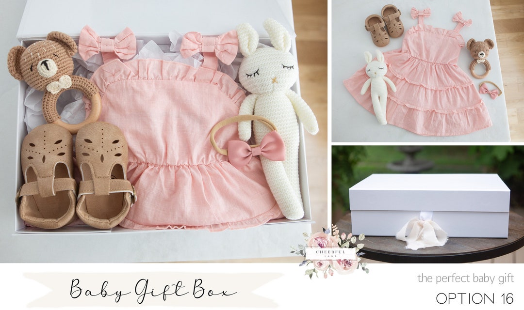 Baby Girl Gift Box, Unique Baby Gift, Baby Shower Gift Girl, Baby Girl ...
