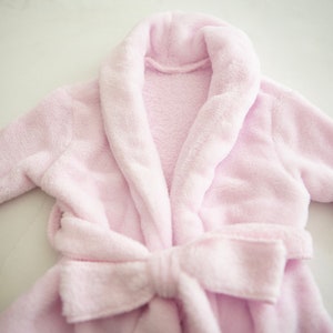 Newborn Photo Prop Robe and Towel Set White or Pink, Newborn ...