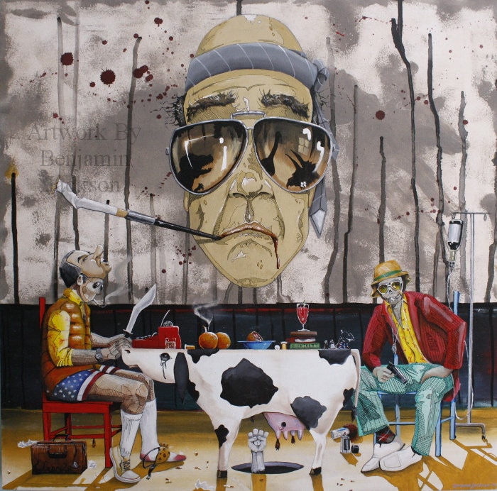 Exemplary Madness A Tribute to Hunter S. Thompson giclee Art - Etsy