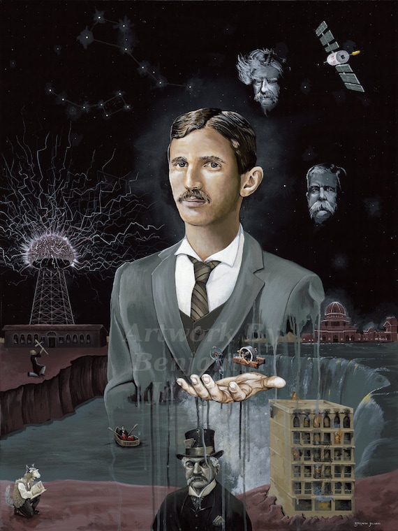 Nikola Tesla giclee Art Prints | Etsy