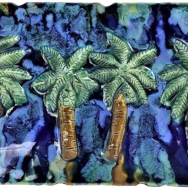 Backsplash Tiles Palm Tree - Etsy