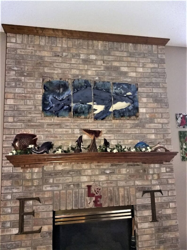 Ceramic Fish Wall Art Kitchen Backsplash Tile Tropical Fish - Etsy