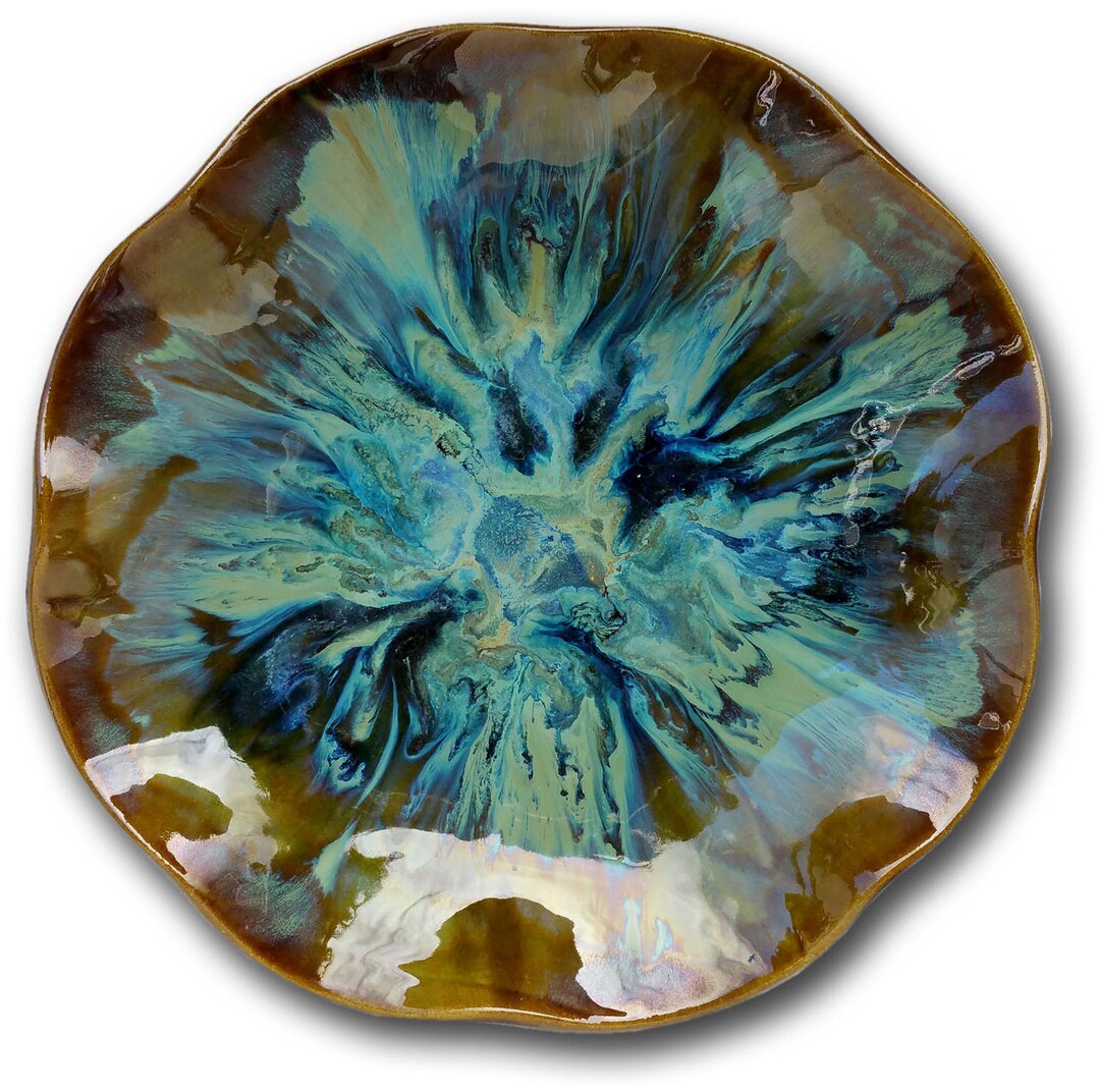 Ceramic Wall Plaque, Ceramic Wall Art, Ceramic Platter, Serving Platter ...