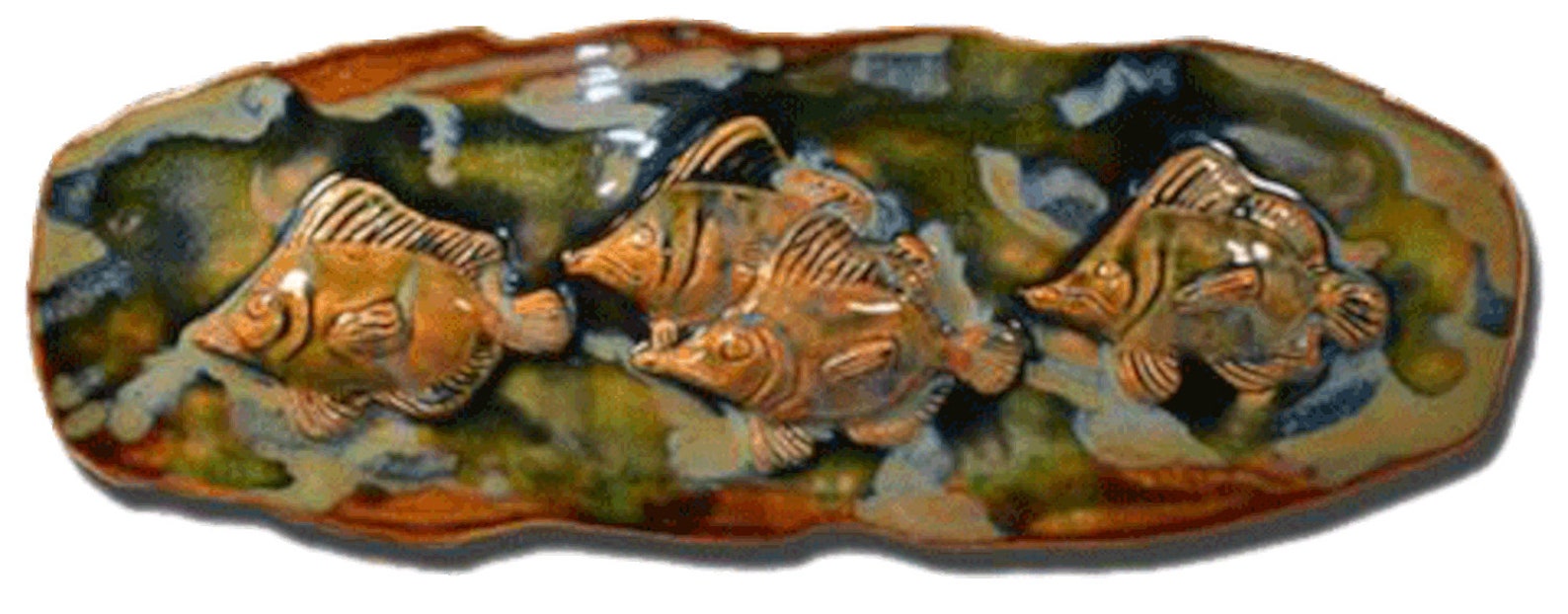Ceramic Fish Wall Art Kitchen Backsplash Tile Tropical Fish - Etsy