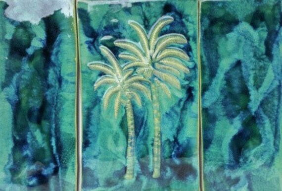 Palm Tree Wall Art Kitchen Backsplash Tile Bathroom Shower | Etsy
