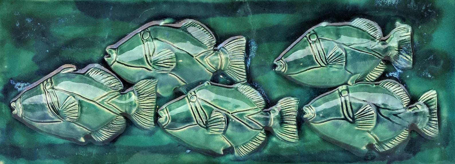Ceramic Fish Wall Art Kitchen Backsplash Tile Tropical Fish - Etsy