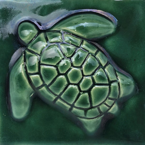 Turtle Shower Tile - Etsy