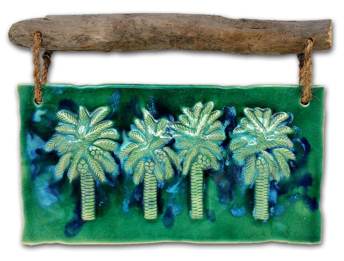 Palm Tree Wall Art Kitchen Backsplash Tile Bathroom Shower - Etsy