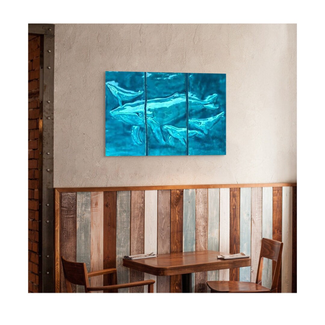 Hawaiian Ceramic Whale Décor, Coastal Home Accents, Nautical Whale Wall ...