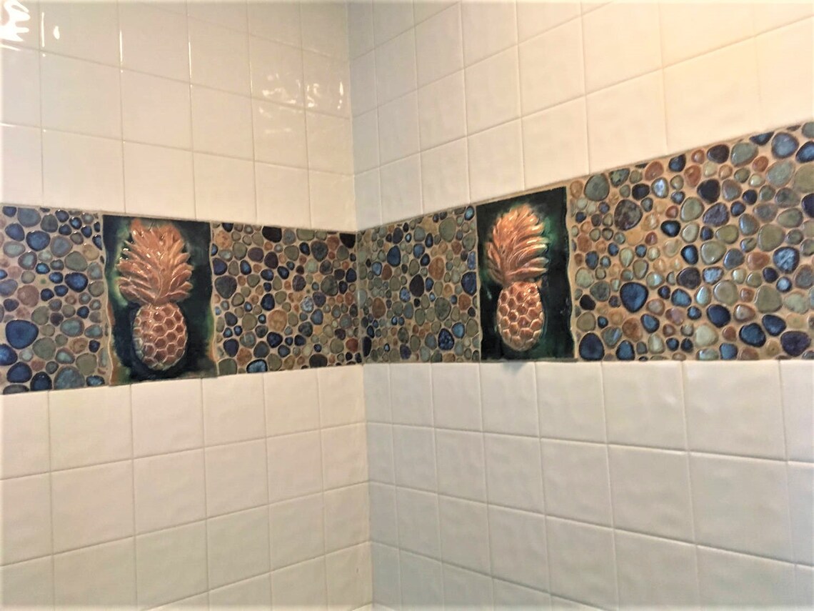 Ceramic Mermaid Wall Art Kitchen Backsplash Tile Tropical - Etsy