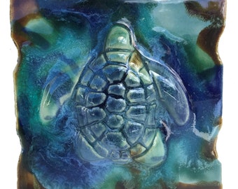 Sea Turtle Pool Tile - Etsy