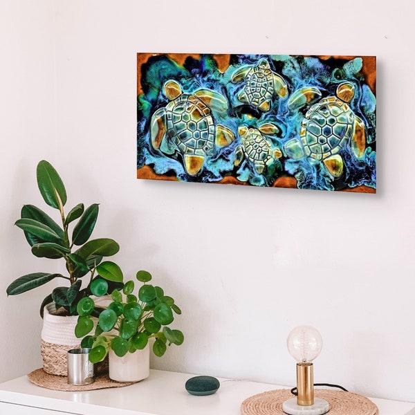 Turtle Shower Tile - Etsy