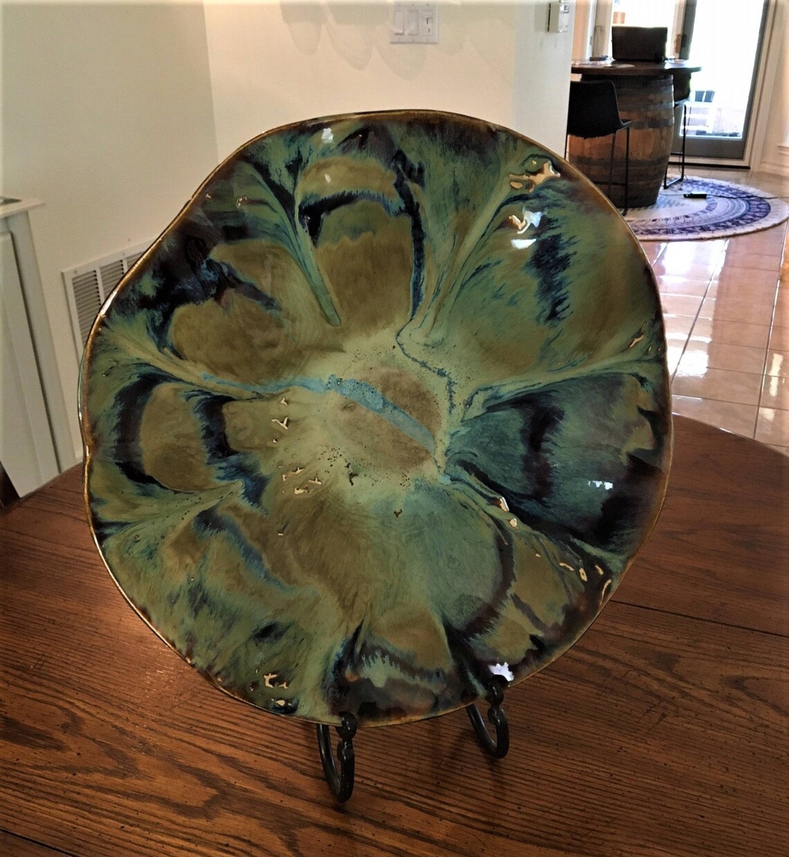 Ceramic Wall Plaque Ceramic Wall Art Ceramic Platter - Etsy