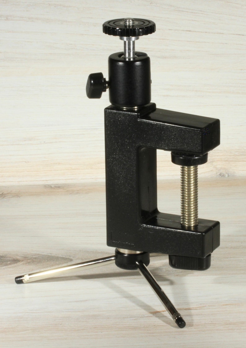 Unique German Made Small Tabletop Clamp Tripod Ball-head - Etsy
