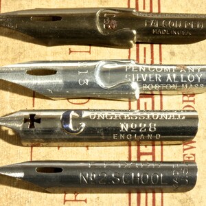 Plastic Nib Container Full - Assortment of Vintage Dipping Pen ...