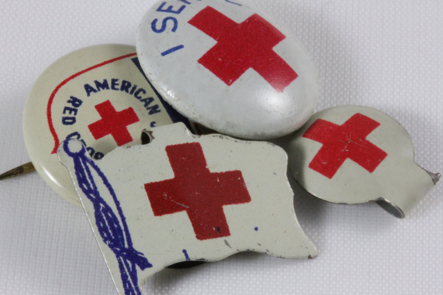 Vintage American Junior Red Cross Lapel Pin Service Pin - Etsy