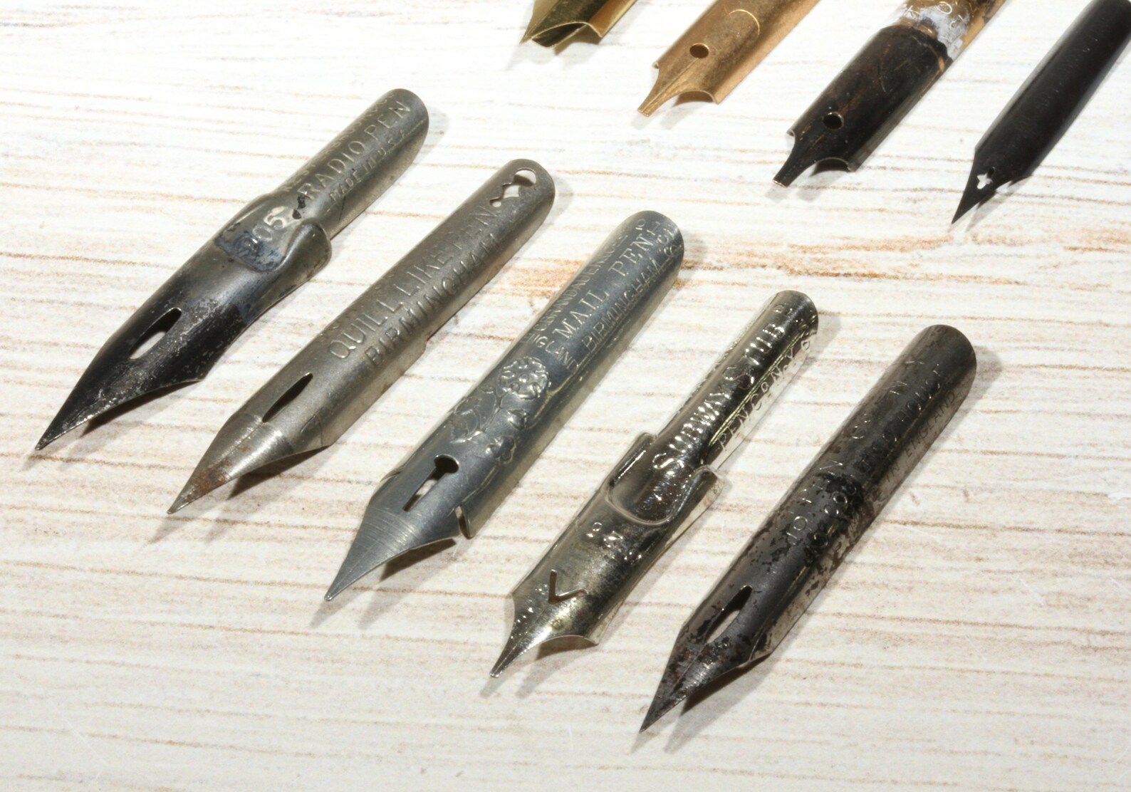 Assortment of Vintage Dipping Pen/calligraphy Nibs - 10 Count Vintage ...