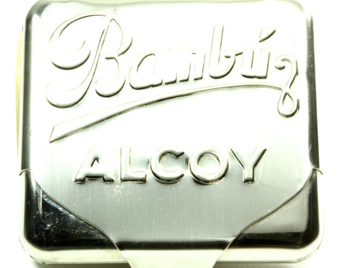 Vintage Bambu Alcoy Cigarette Rolling Papers Tin With Rolling Paper ...