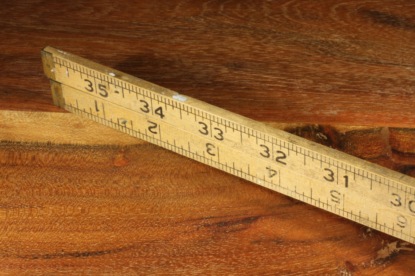 Stanley Oak Folding Carpenter's Ruler Vintage Folding - Etsy