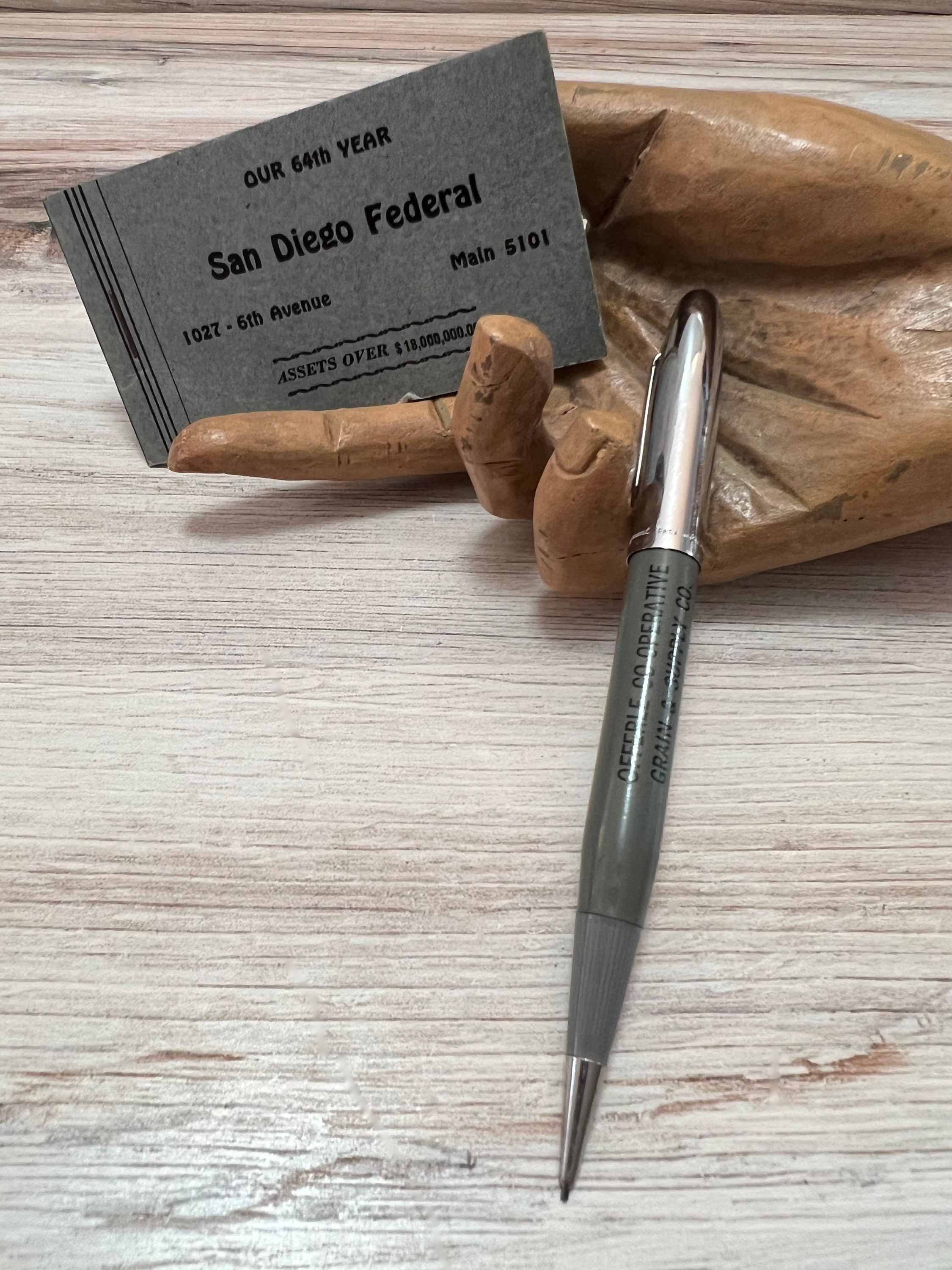 Office San Diego Federal Notepad Vintage Banking Advertisement Notepad ...