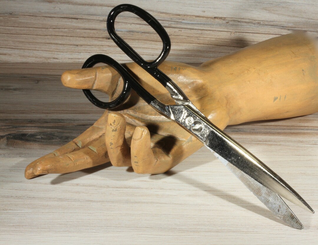 Vintage German Made Black Handle Scissors - Sewing Notions - Shears ...