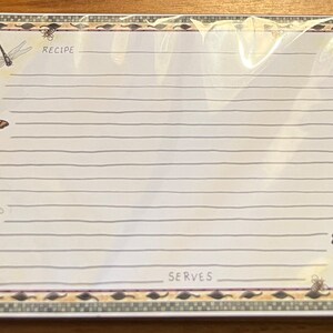 Vintage Kitchen Recipe File Cards, File Card Dividers, Recipe Cardstock ...