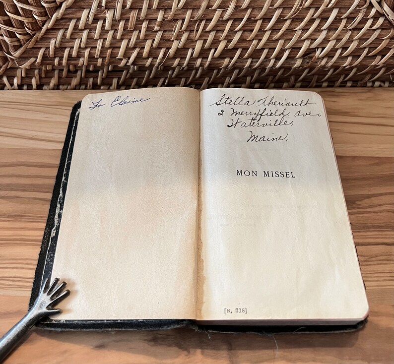 Antique Hardbound Foreign Religious Book - Black Bible - Word of God ...