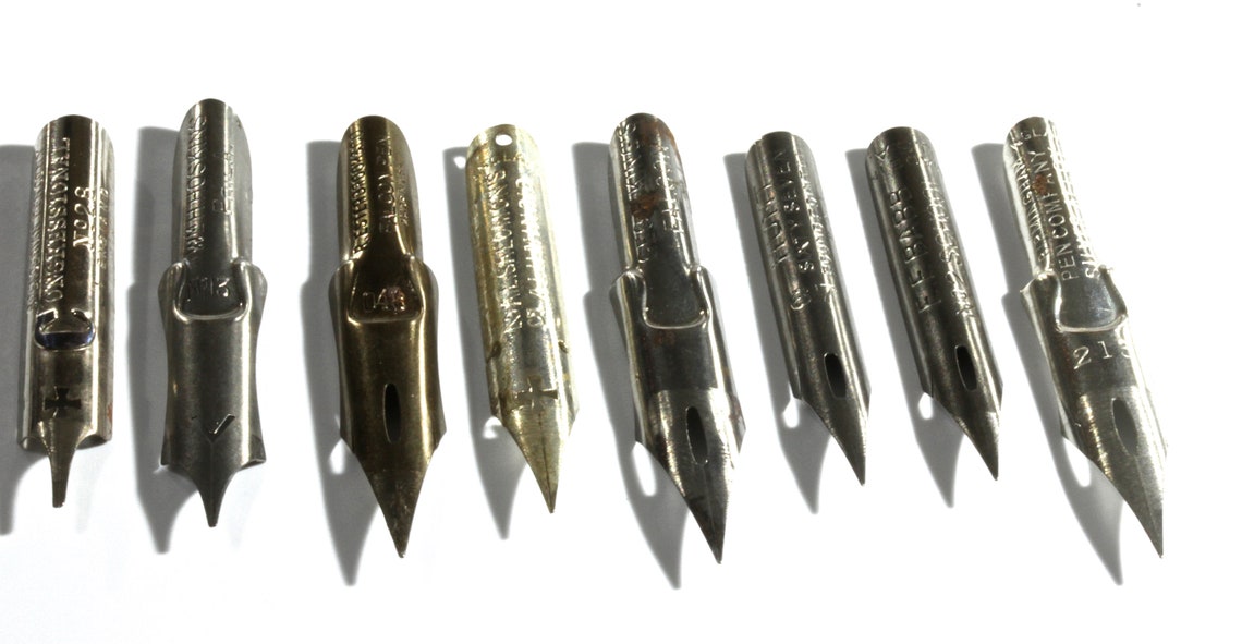 Plastic Nib Container Full Assortment Of Vintage Dipping | Etsy