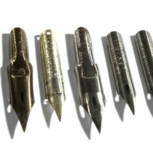 Plastic Nib Container Full - Assortment of Vintage Dipping Pen ...