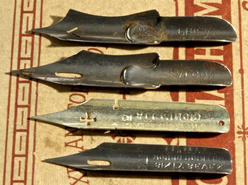 Plastic Nib Container Full Assortment Of Vintage Dipping | Etsy