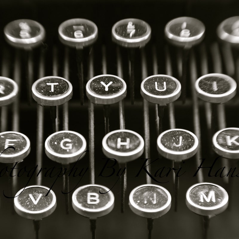 Old Typewriter Keys - Etsy