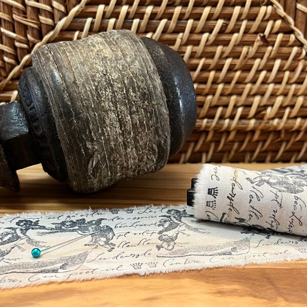 Hand Stamped Ribbon - Etsy