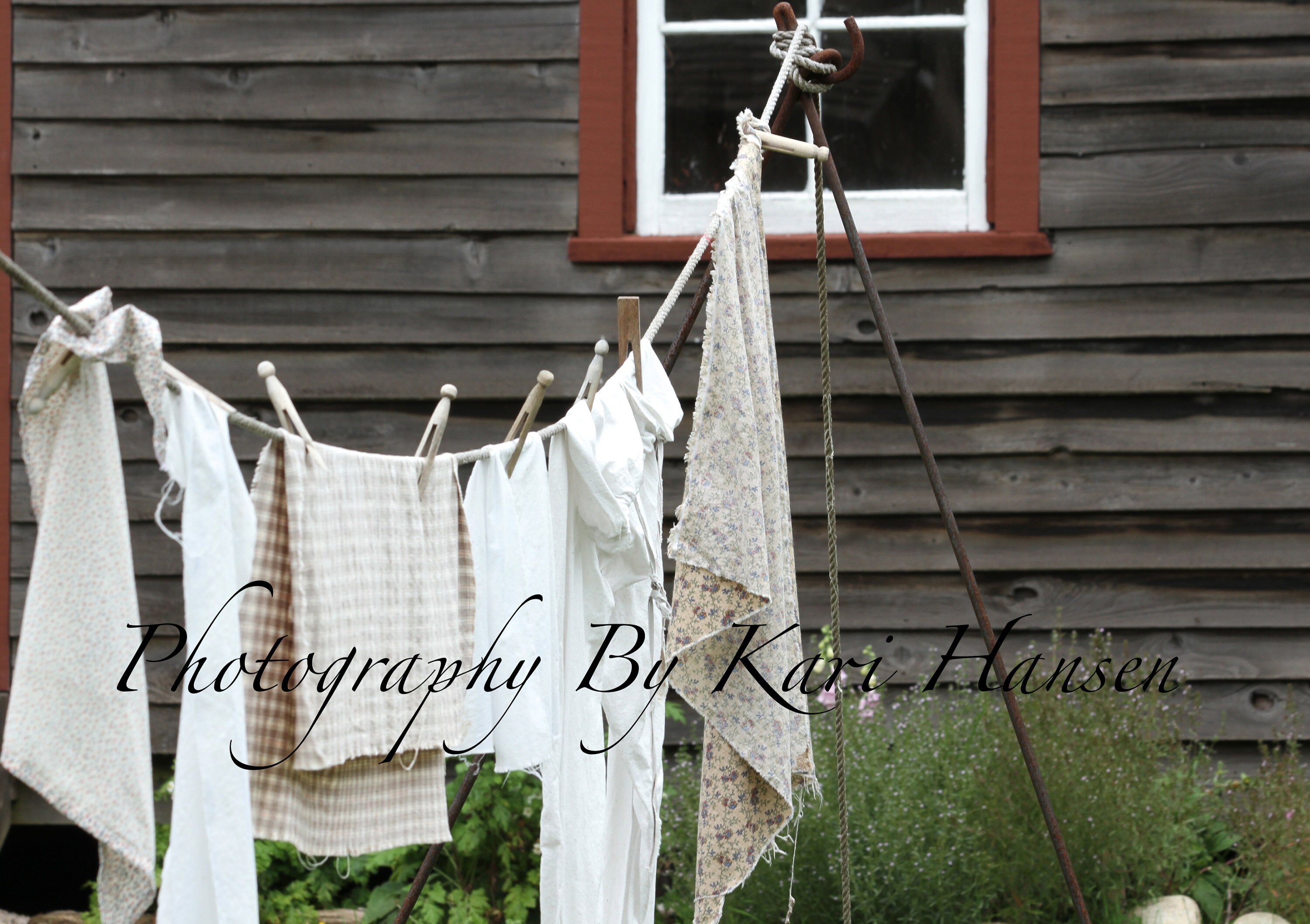 Primitive Rustic Homestead Hanging Laundry Fine Art Photography Laundry ...