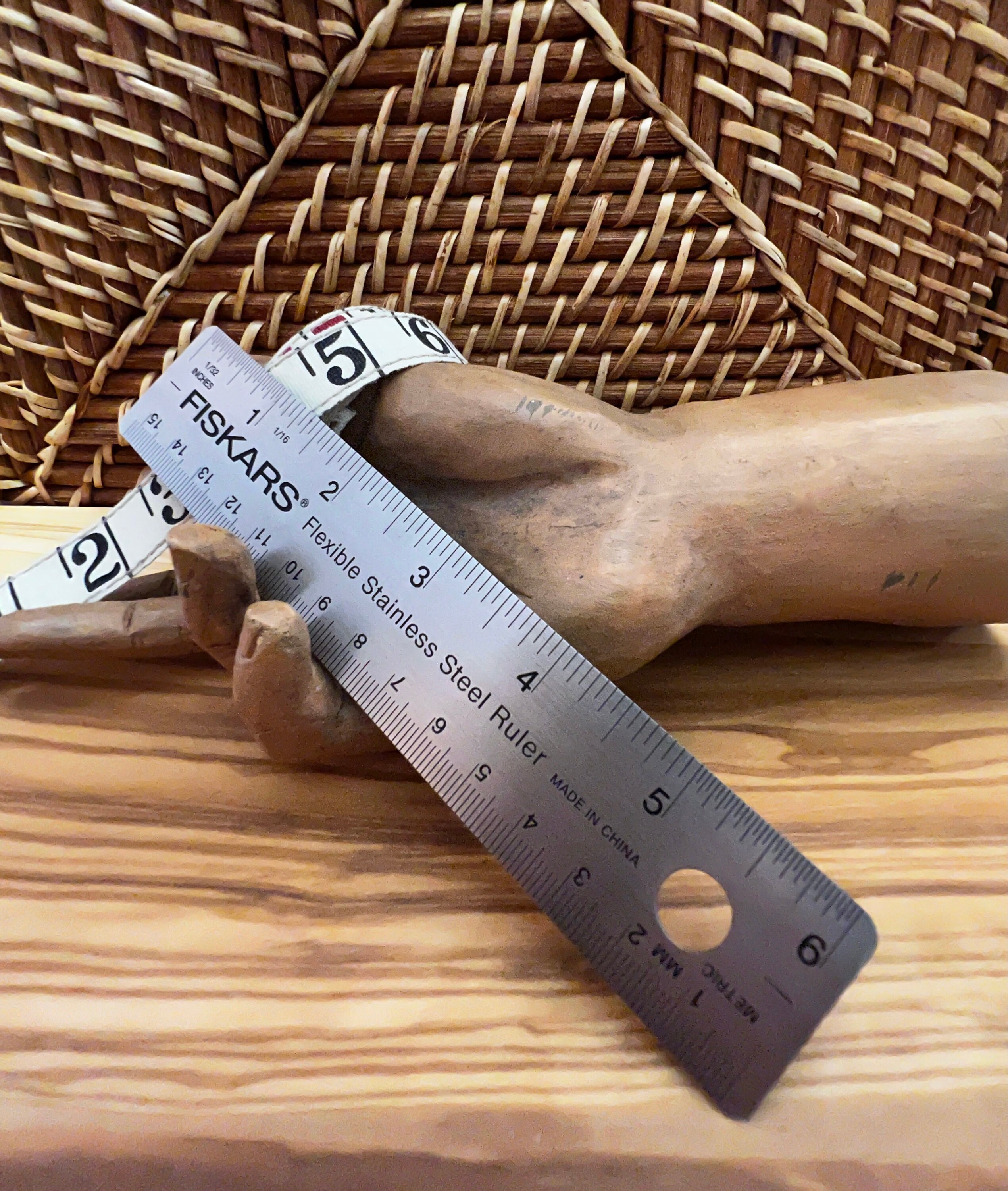 Doll & Model Making Cork-Backed Ruler Made Vintage Ruler Engineer ...