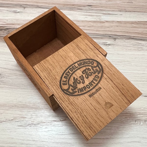 Wooden Cigar Box - Etsy